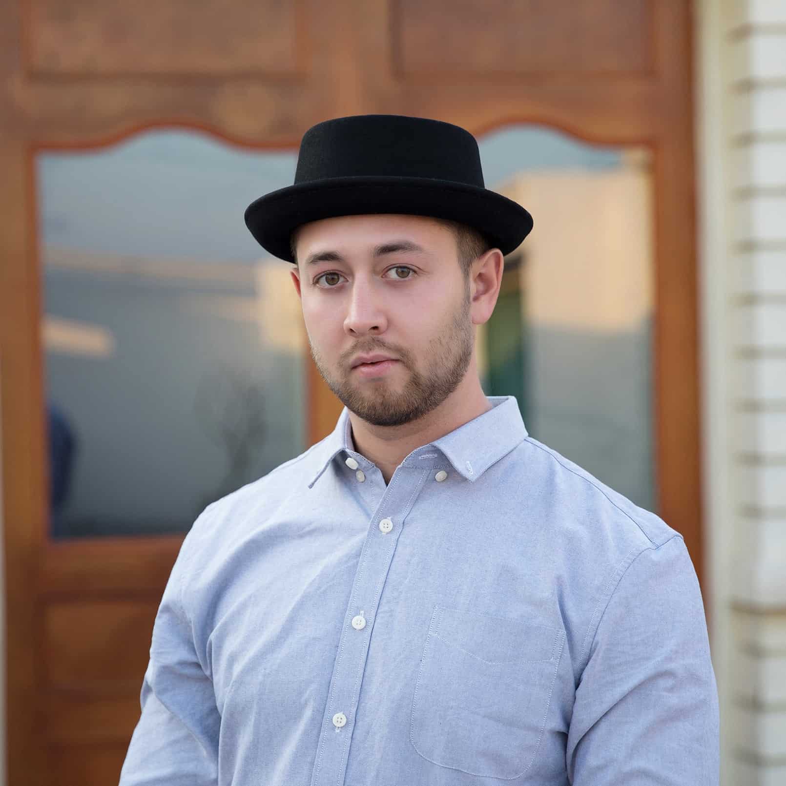 100% Wool Men Fedora Hat - Fabulous Gents
